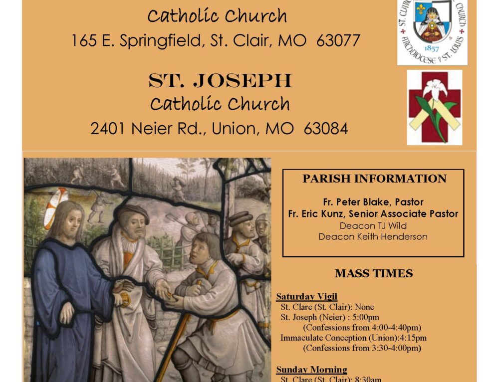 Sunday Bulletin 1/22/2023 - St. Joseph Neier Catholic Church